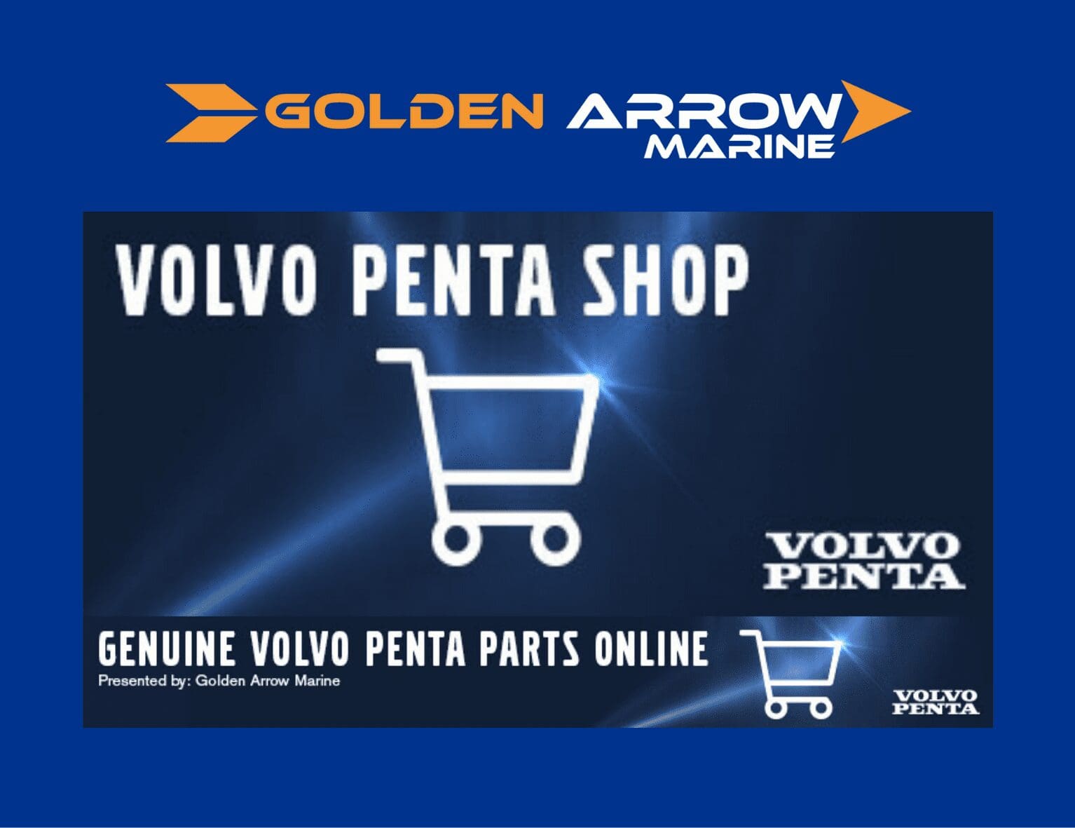 New Volvo Penta Online Shop - Golden Arrow Marine